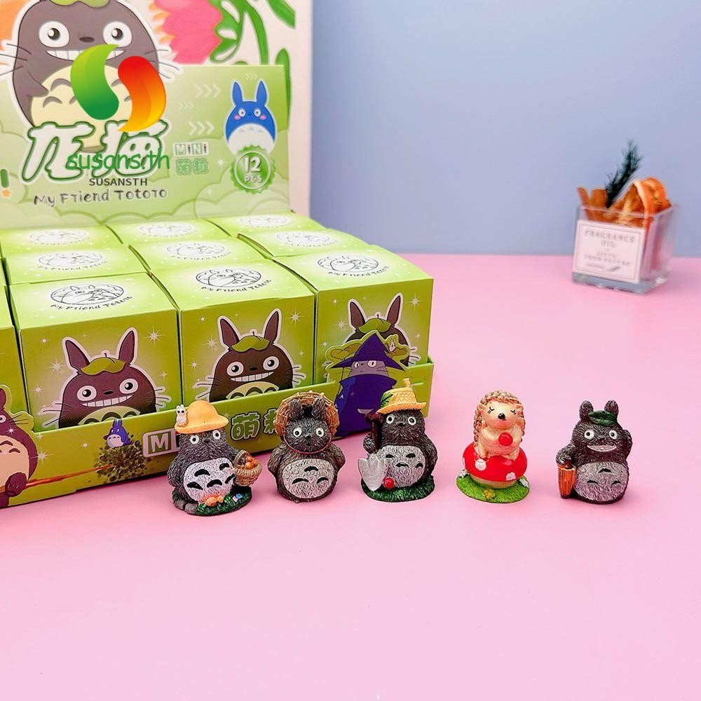 Susans 12 กล่อง/เซ็ตอะนิเมะการ์ตูนรูป, กล่อง Loopy Chiikawa, Totoro Pop ...