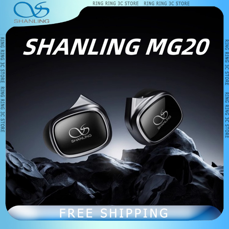 Shanling MG20 HiFi หูฟังแบบมีสาย 10 มม.แบบไดนามิกหูฟังชนิดใส่ในหู TYPE-C รุ่นคู่เพลงแม่เหล็กหู ...