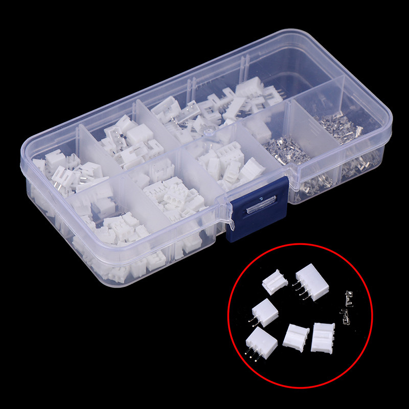 Tcbs 300pcs PH2.0 2P 3P 4 pin 2.0mm Pitch Terminal Kit JST ขั้วต่อสายไฟ Adaptor Bliss | Shopee ...