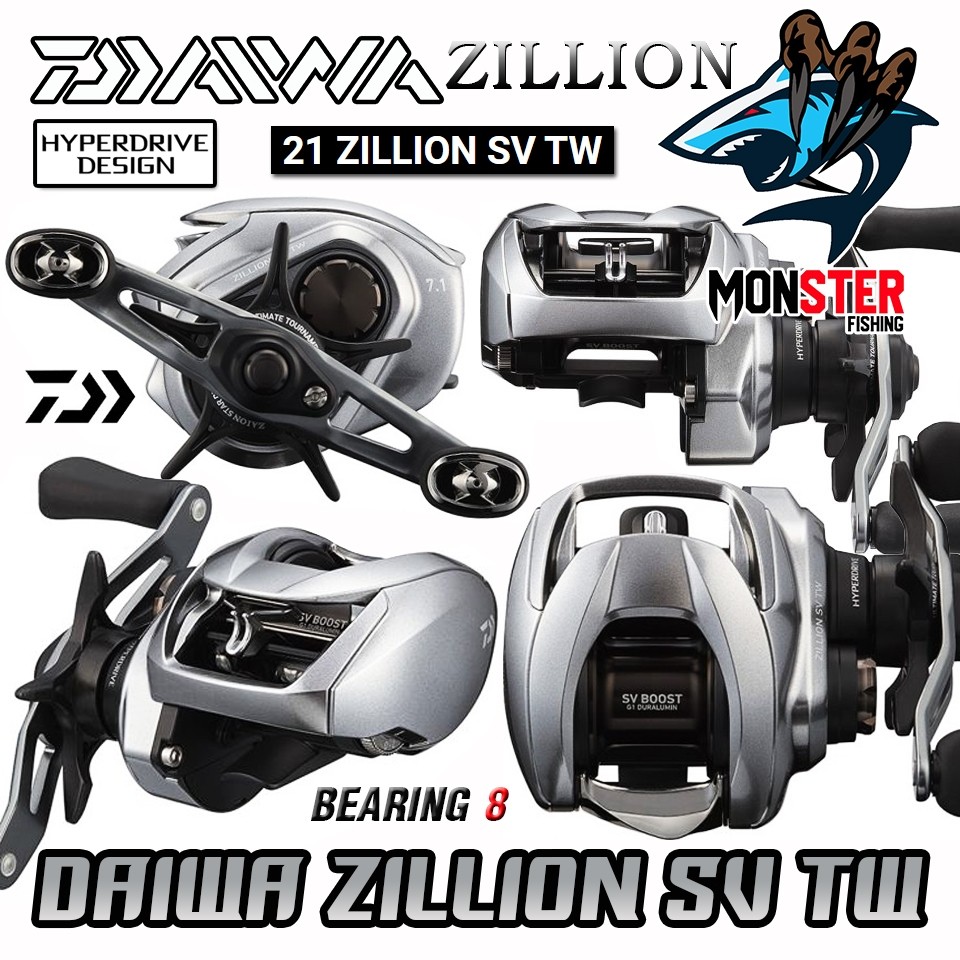 รอกตกปลา รอกหยดน้ำไดว่า DAIWA ZILLION SV TW ปี 2021 | Shopee Thailand