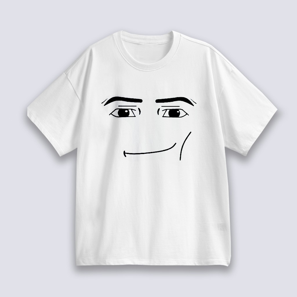 [TOYOO] ใหม่ Unisex เสื้อยืด พิมพ์ลาย Roblox Man Face Game สําหรับ ...