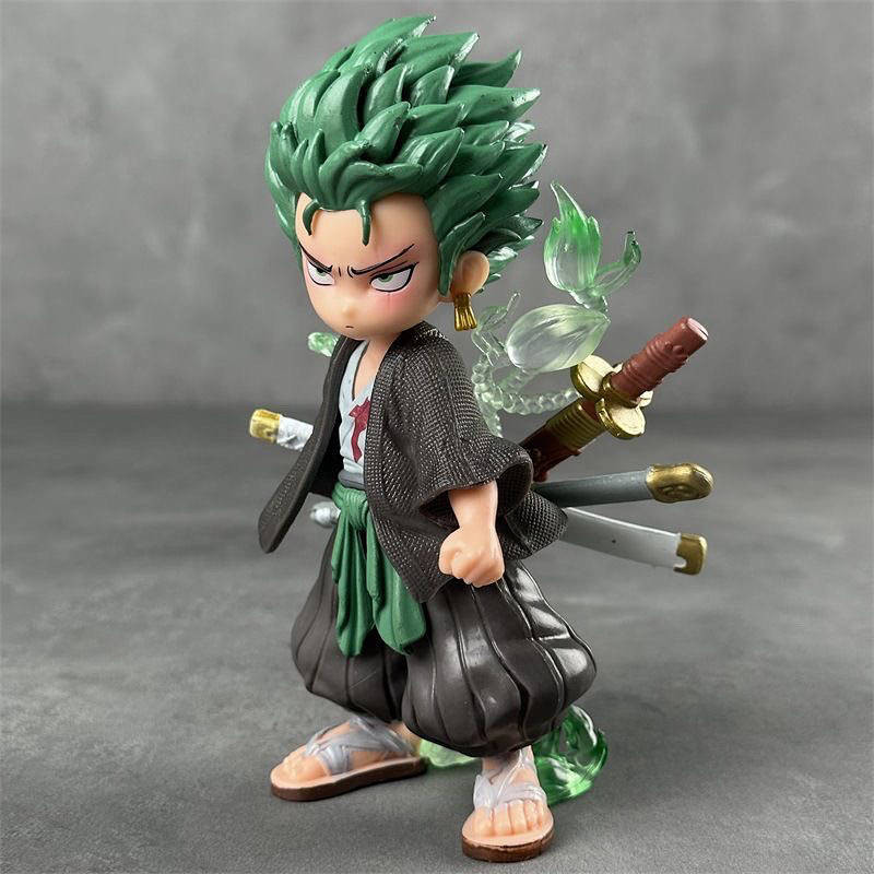 GK Hand-Made One Piece Sauron Sauron Two Years Three-Knife Zoro Desktop ...