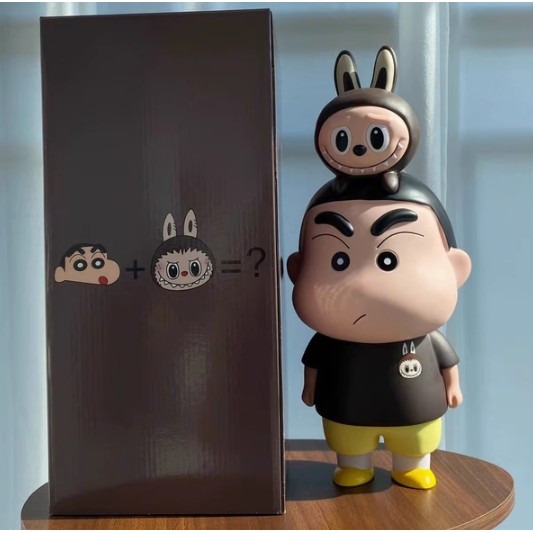 Labubu Shin-Chan 1:1 รูปที่ 42 ซม.Crayon Shin-Chan Nohara Shinnosuke ...