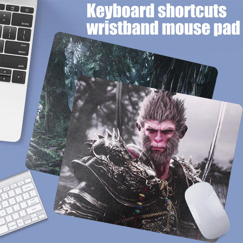 Black Myth Wukong Mouse Pad - Desktop Soft WRIST Support Keyboard Pad ...