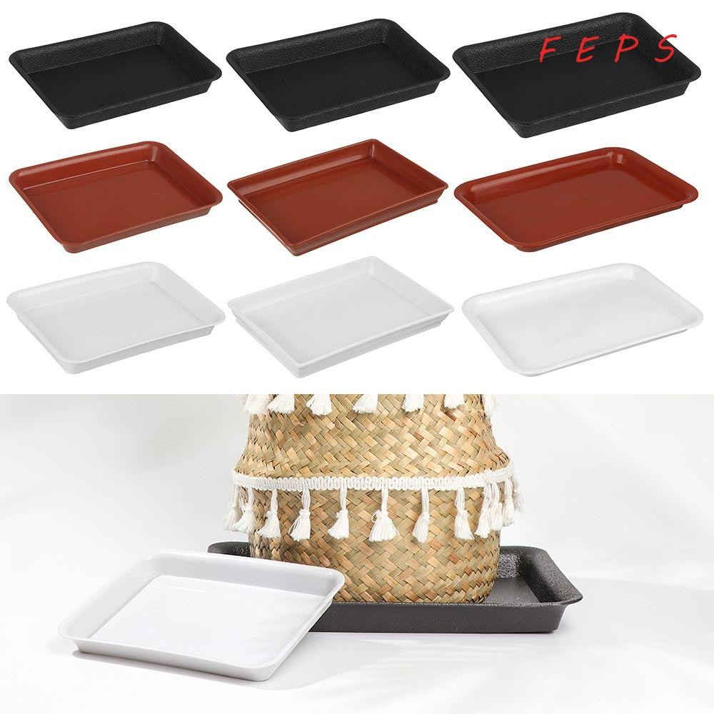 Feps 1 ชิ้นถาดหยด Heavy Duty ดอกไม้หม้อถาดพลาสติกทนทานจานรอง | Shopee Thailand