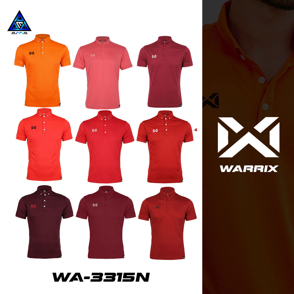 เสื้อ WARRIX รุ่น CLASSIC รหัส WA-3315N วาริกซ์ เสื้อโปโล WARRIX ชายและหญิง ชุด 4 ของแท้100% ...