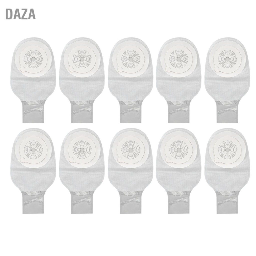 DAZA 10PCS Disposable Colostomy กระเป๋าเปิดใช้งานแผ่นคาร์บอนโปร่งใส ...