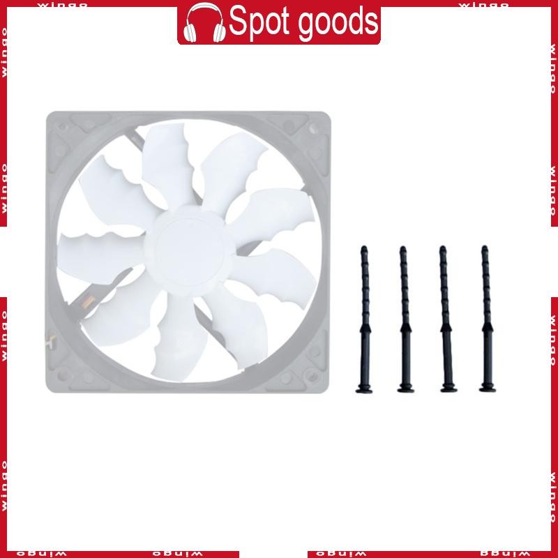 Win 12 24 36 ชิ้น PC Case สกรูยึดพัดลม Pin Rivet PC Case พัดลมสกรูยาง ...