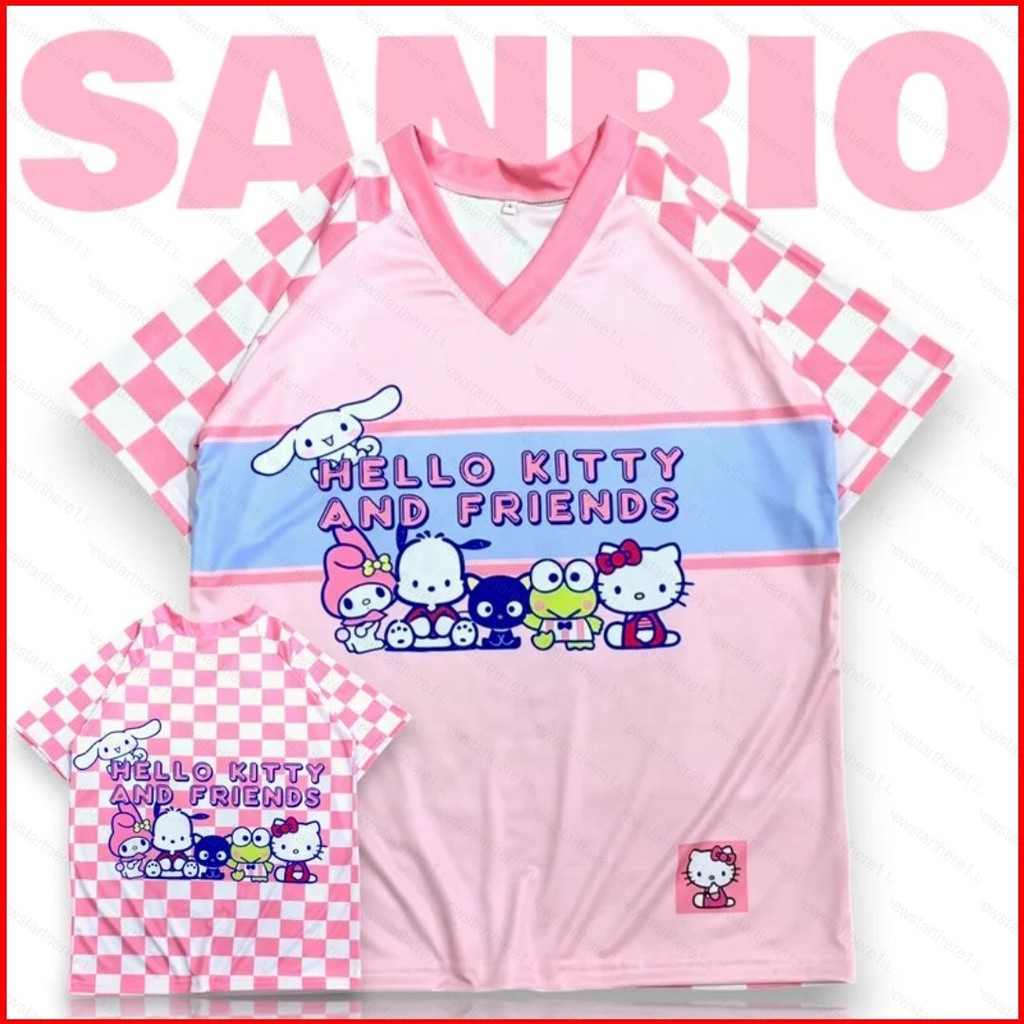 NS1 Sanrio Marie HELLO KITTY STITCH เสื้อยืดแขนสั้น SN1 | Shopee Thailand