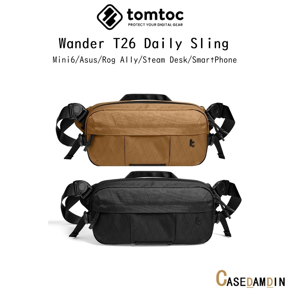 Tomtoc Wander T26 Daily Sling กระเป๋าสะพายข้างและคาดอกเกรดพรีเมี่ยม ...