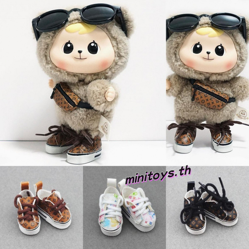 [สําหรับ Bao-ao/17 ซม. labubu, 1/6bjd] รองเท้า baoao, กระเป๋าคาดหน้าอก ...