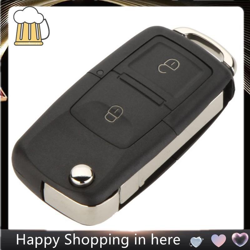 [สวย] เปลี่ยน 2 ปุ่ม Keyless Entry Remote Flip พับกุญแจรถ Fob Shell ...