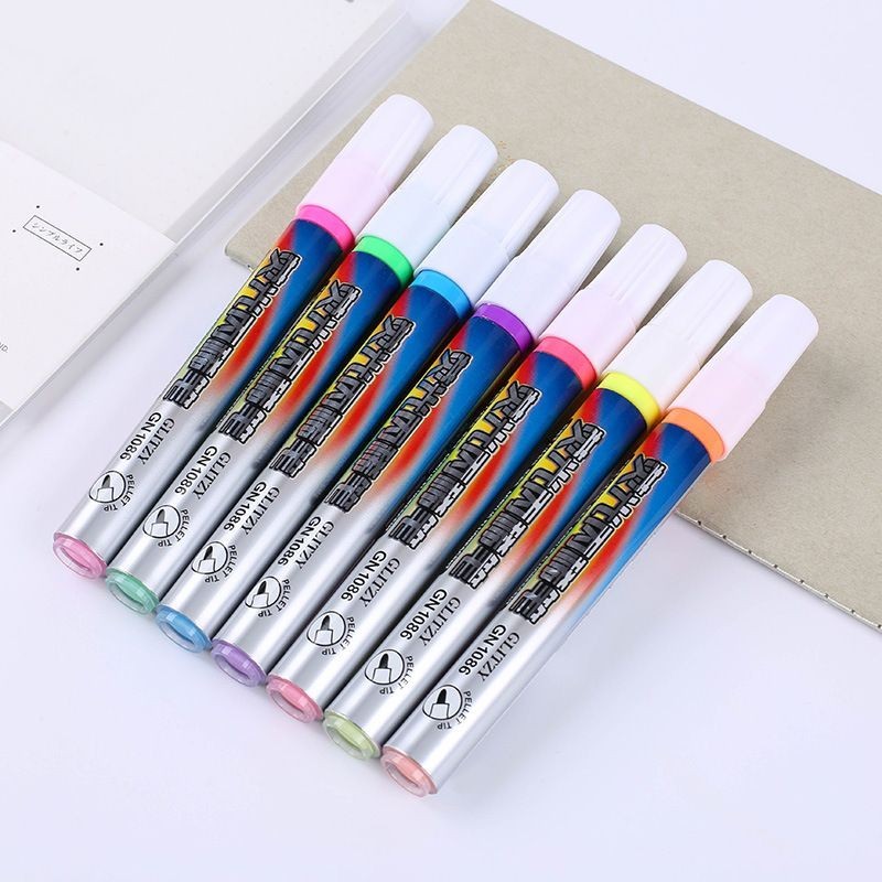 Guangna Marker Fluorescent Acrylic Marker สี Bright Graffiti จิตรกรรม ...