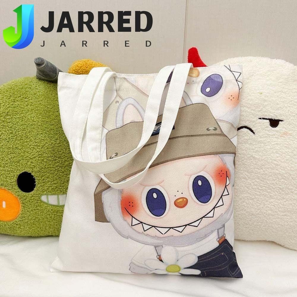 Jarred Labubu กระเป๋าผ้าแคนวาส, กระเป๋าสะพาย Mickey Kuromi Labubu, Soft ...