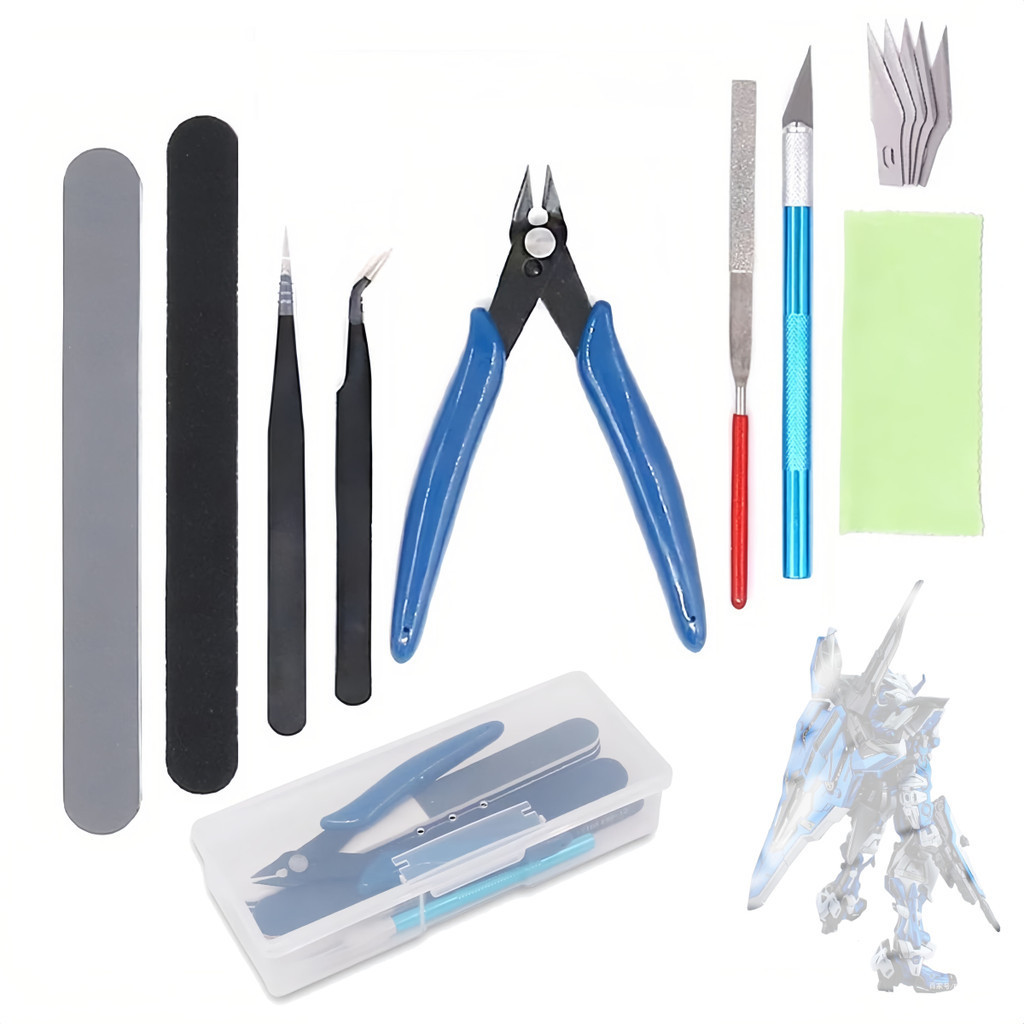 Gundam Model Basic Tools for Gunpla Model Polish DIY Craft Tool Car ...