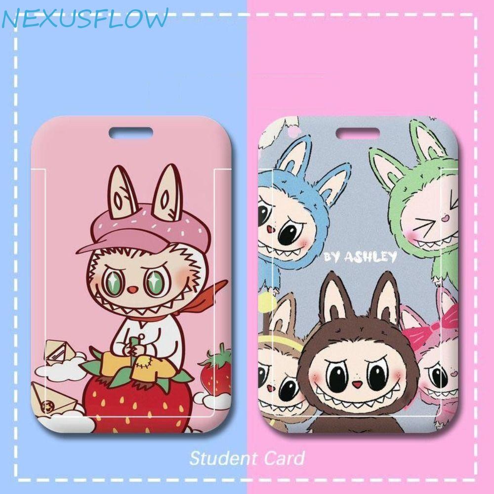 Nexusflow Labubu Tome Card Holder, แขวนคอน่ารักการ์ตูน Labubu Card Case ...