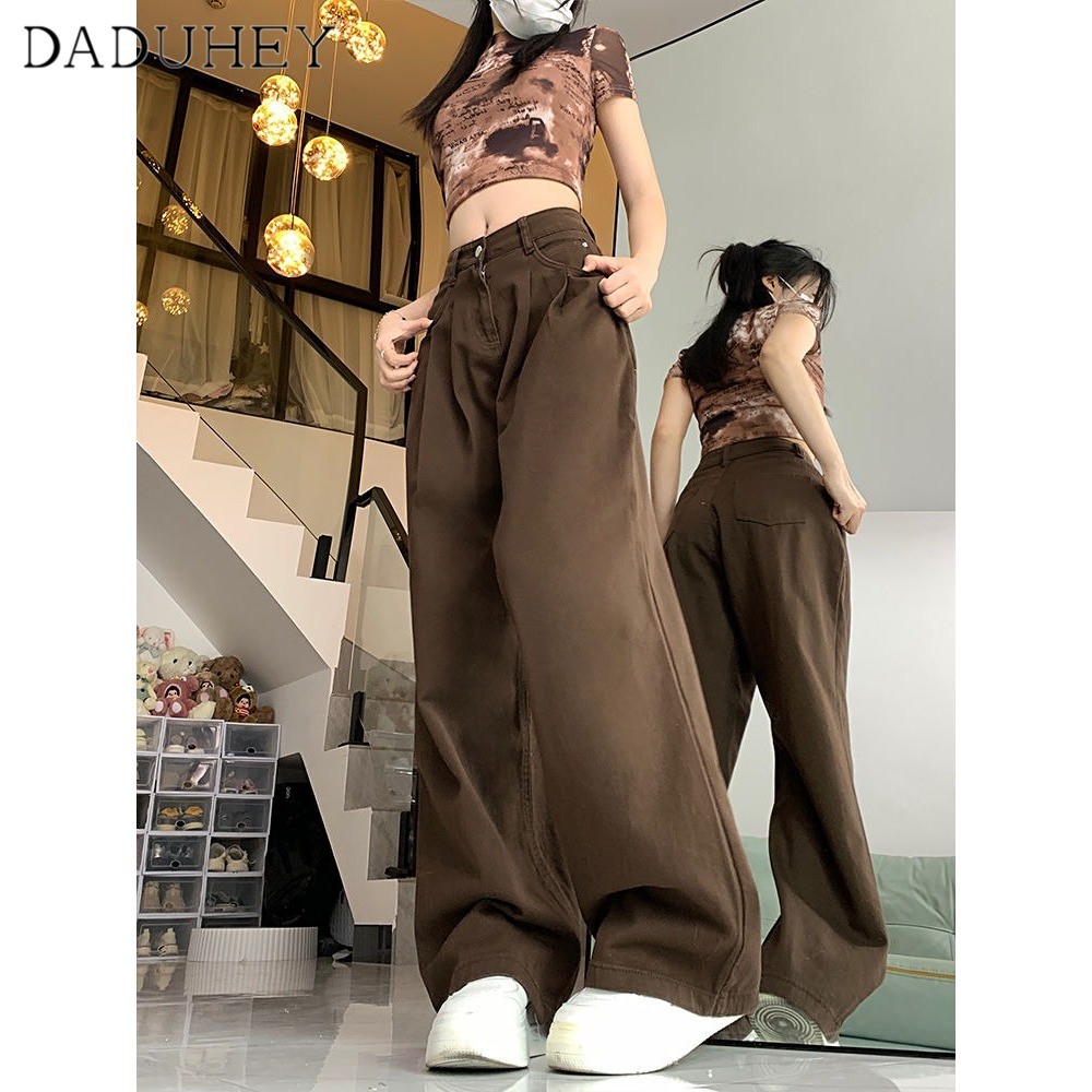 DaDuHey Women's 2026 Spring and Autumn High Waist Loose and Slimming ...