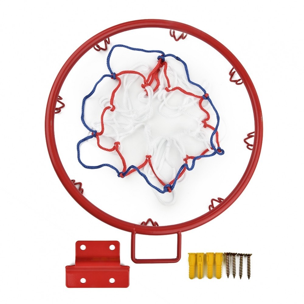 คุณภาพสูง Heavy duty Mounted Goal Hoop Netting ขอบบาสเก็ตบอลโลหะในร่ม ...