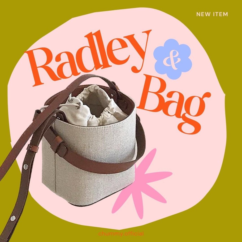 Redley Bag กระเป๋าถังผ้าแคนวาส | Shopee Thailand