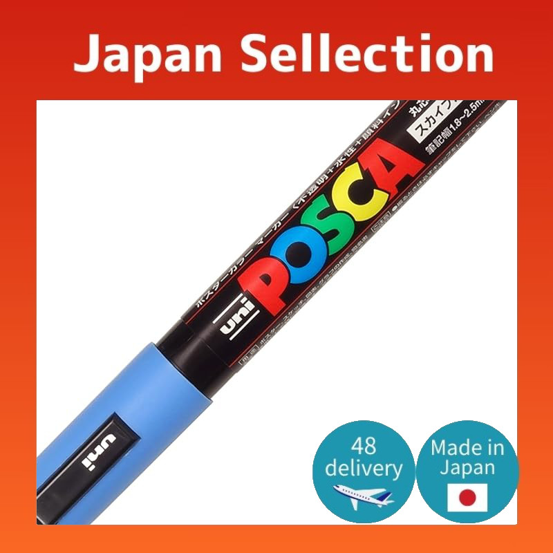 Mitsubishi Pencil Water-Based Pen Posca Medium Point Set of 10- Direct ...