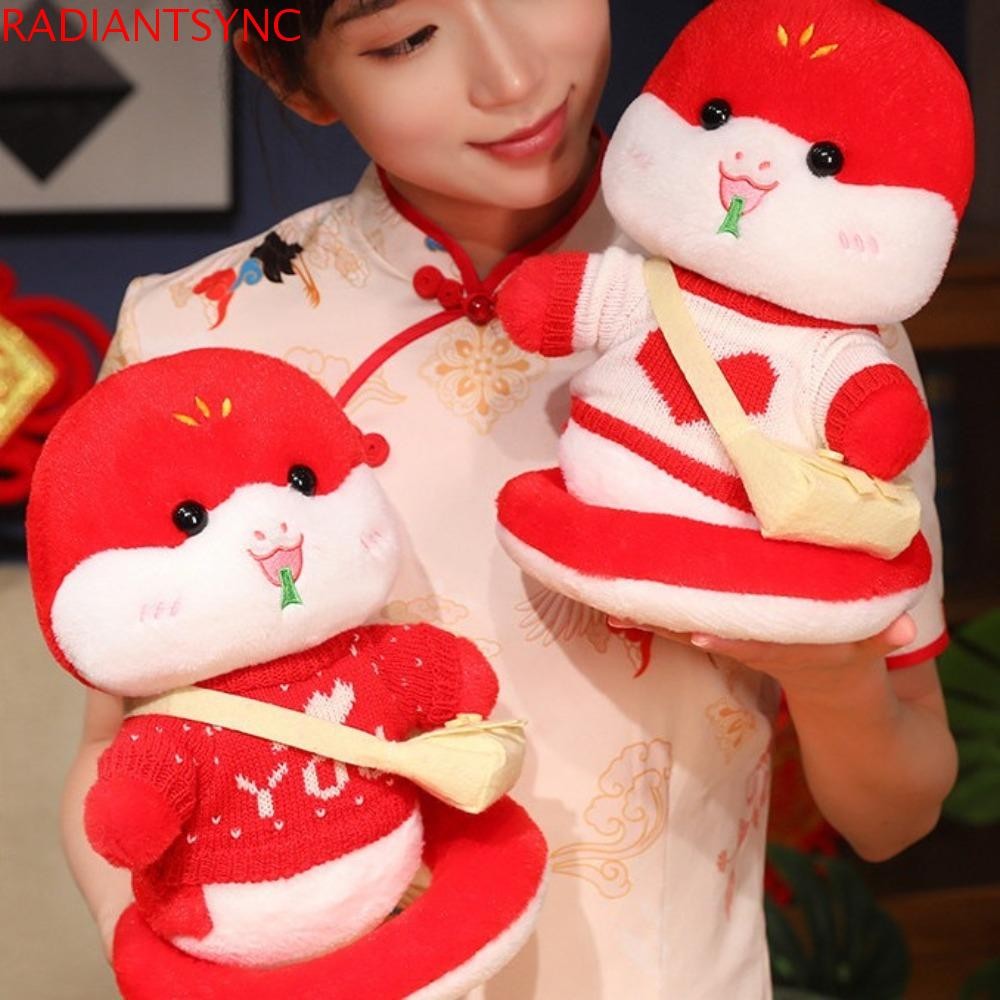 Radiantsync งูปีของเล่นตุ๊กตา,การ์ตูน PP ผ้าฝ้ายงูปี Mascot ของเล่น,น่ารักน่ารักตุ๊กตาสัตว์ ...