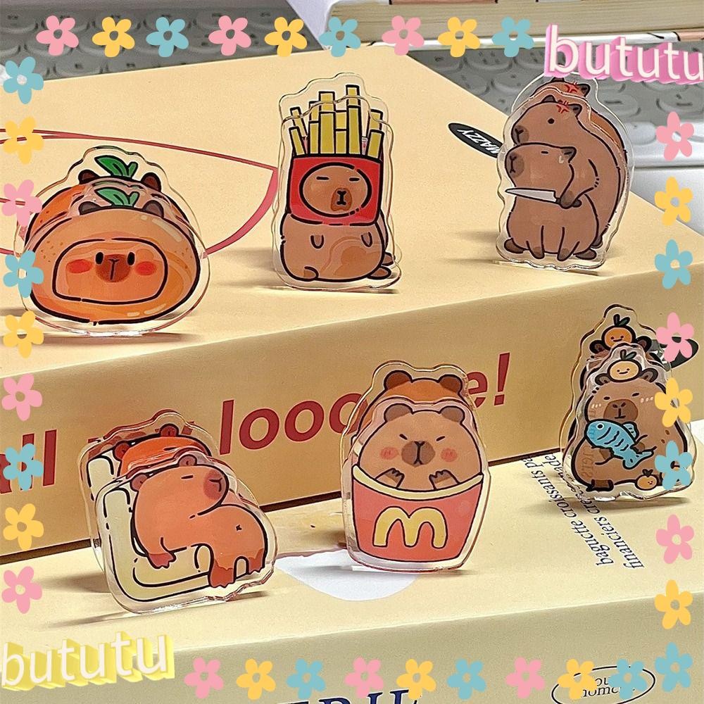 Butu Capybara คลิปอะคริลิค, อะคริลิค PP Capybara Photo Binder คลิป ...
