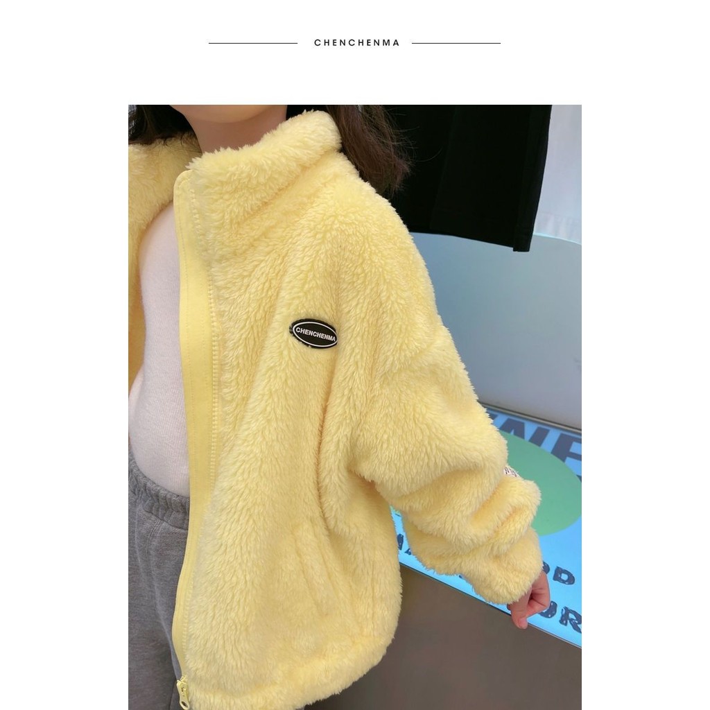 Clemine เสื้อโค้ทเด็ก, ท็อปส์ซูความร้อนผ้าขนสัตว์เนื้อแกะแบบหนาสําหรับ ...