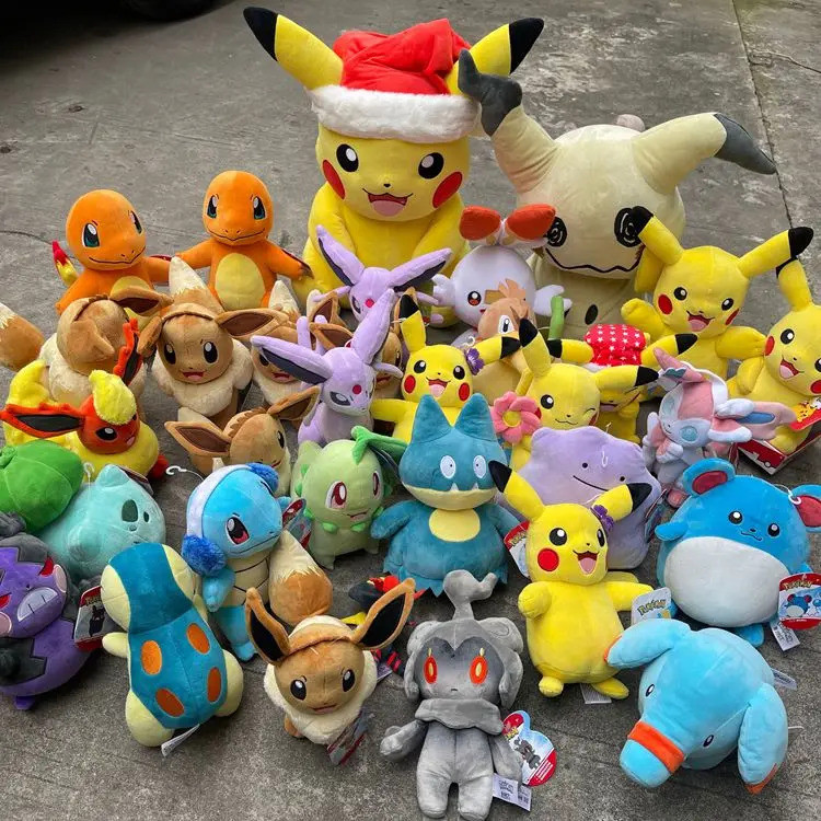 20-55 ซม.Original WCT Pokemon Plush ของเล่นอะนิเมะ Pikachu Charizard ...