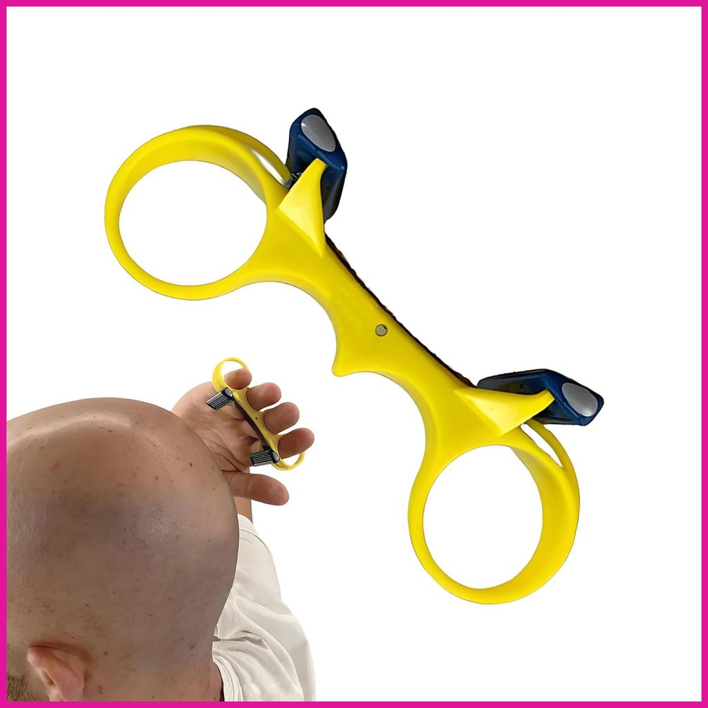 เครื่องโกนหนวดหัวโล้น Double Edge Body Shaver Beard Shaving Tool Manual ...