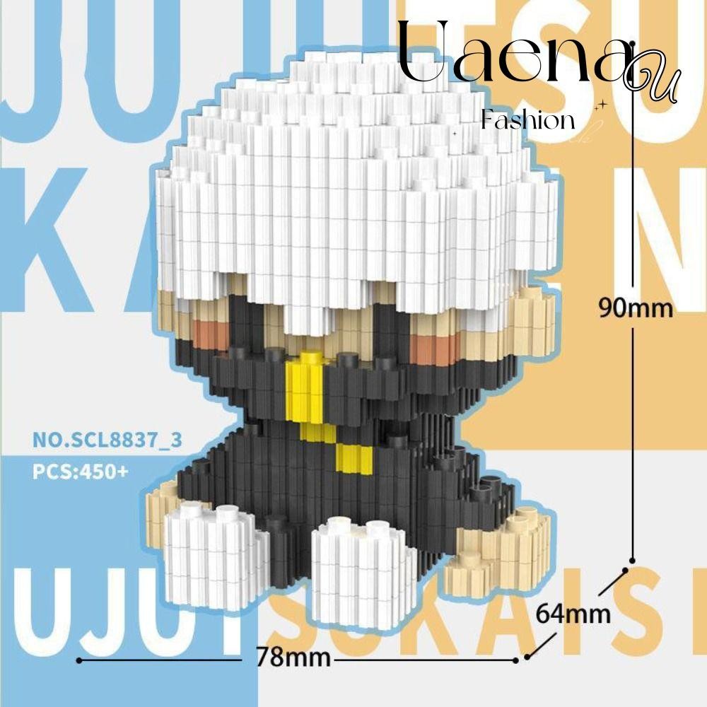 UAENAU Jujutsu Kaisen ของเล่น, ปริศนา DIY Building Block รุ่น, Gojo ...