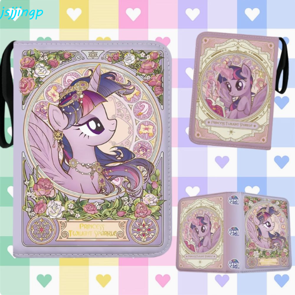 JSJJINGP Card Binder Holder, My Pony PU หนังการ์ดอัลบั้ม,ของขวัญวันเกิด ...