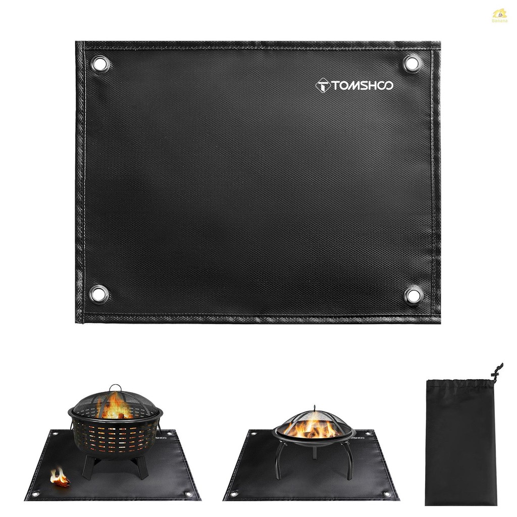 TOMSHOO เสื่อยางทนไฟสำหรับพื้นที่ปิกนิกและแคมปิ้ง ใช้ได้กับเตาแก๊สและ ...