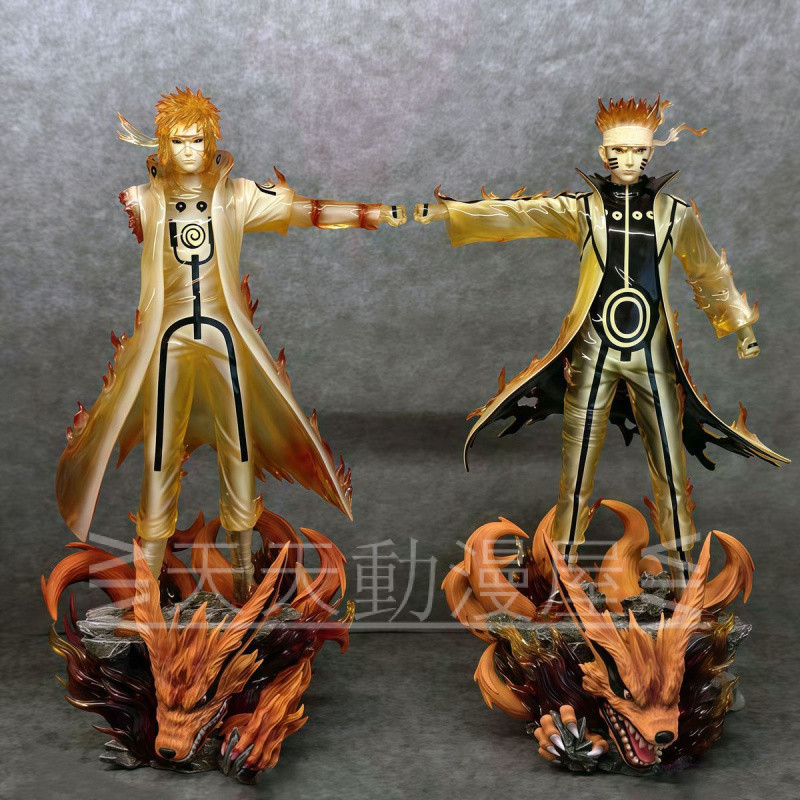 จัดส่งฟรี Naruto Giant Langmen พ่อ-Son Tsuki Kutail Naruto Nine-Tailed ...