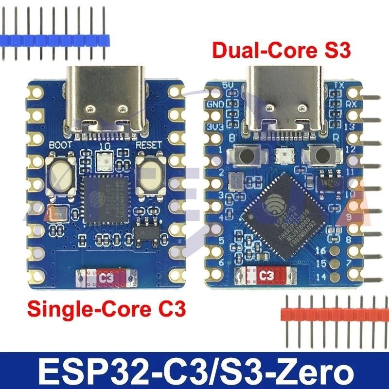 Esp32-c3-zero ESP32-S3-Zero Mini Development Board WiFi บลูทูธขนาดเล็กพิเศษขนาด ESP32 C3 S3 ESP ...
