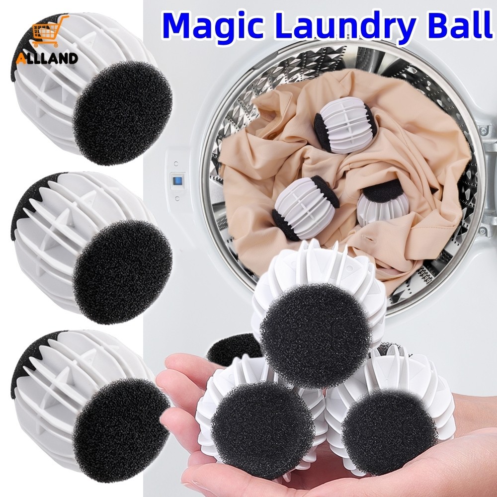 1/3/5pcs Magic Laundry Balls - ลูกบอลซักผ้าเสื้อผ้าป้องกันการพันกัน ...