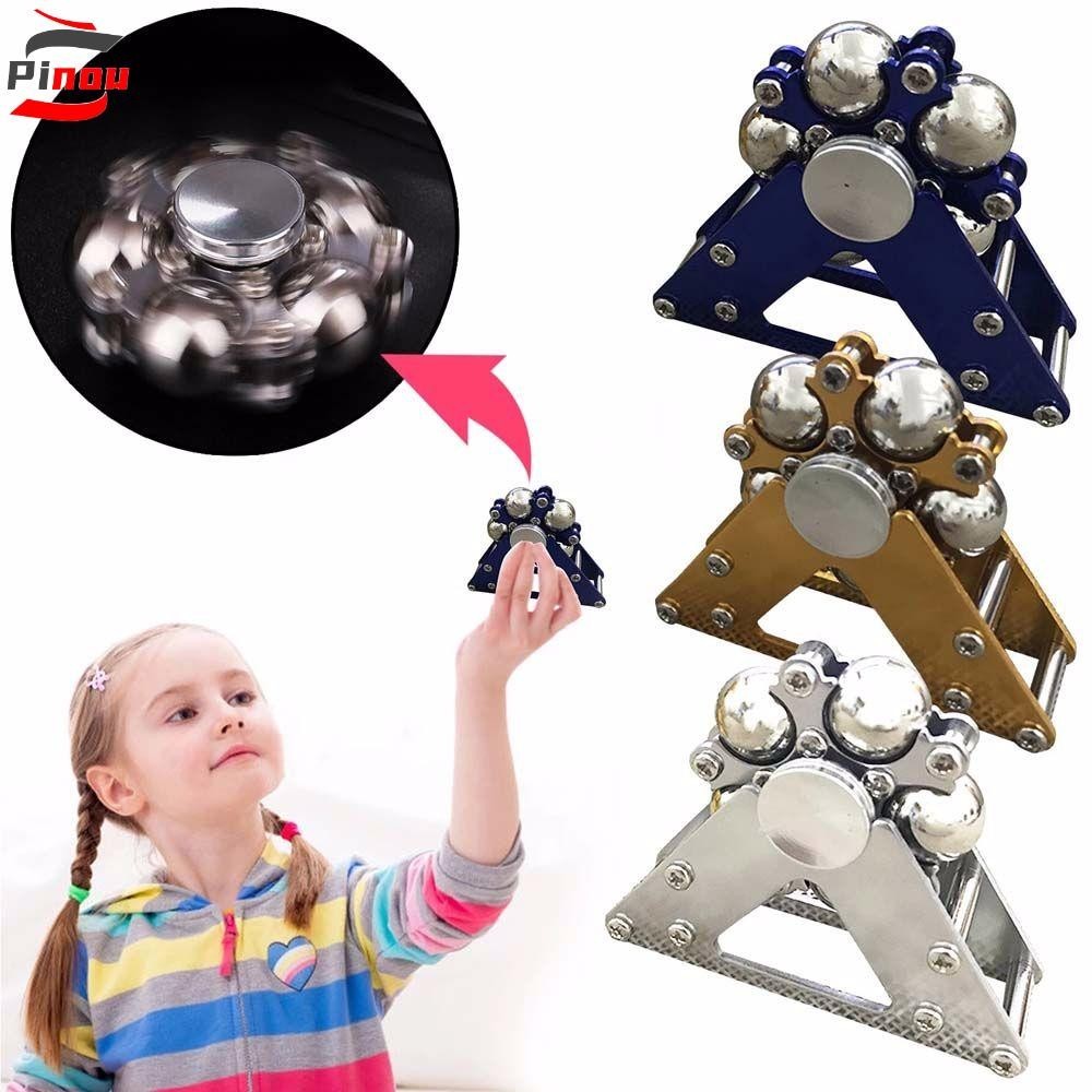 Pinou Fidget Spinner ห้าลูกปัด Ferris ล้อปลายนิ้ว Gyroscope ความเครียด ...