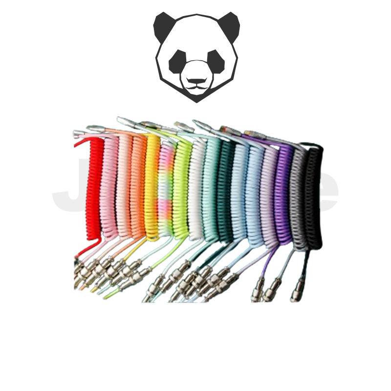 Jklp Color Aviation Plug in Cable สายเคเบิลข้อมูลที่กําหนดเอง Spiral ...