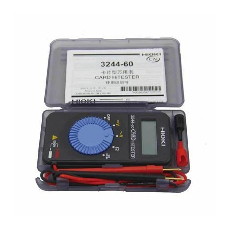 ทดสอบไฟ HIOKI CARD Hi TESTER 3244-60 Pocket Digital Multimeter AC,DC ...