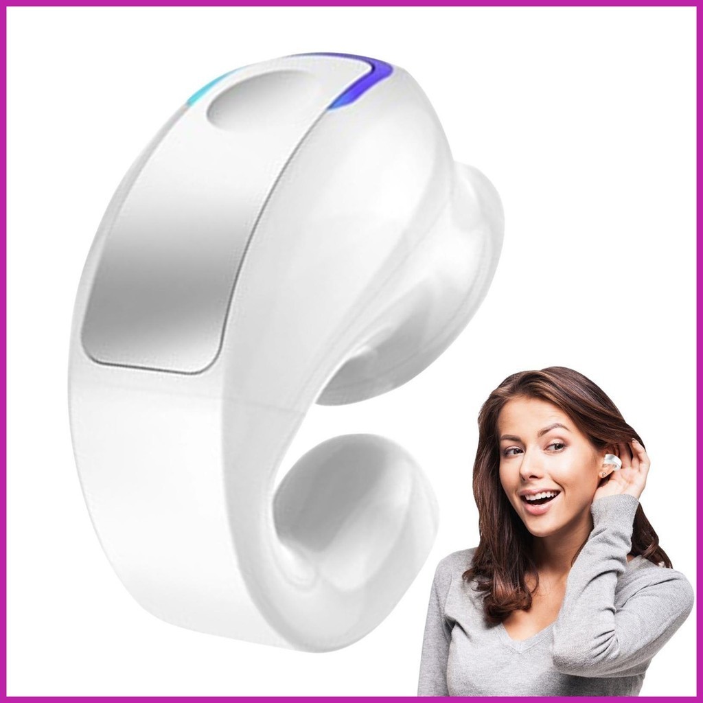 สไตล์คลิปหูฟัง Bone Conduction หูฟังเปิดหู Fit Casual หูฟัง Clip-On หู ...