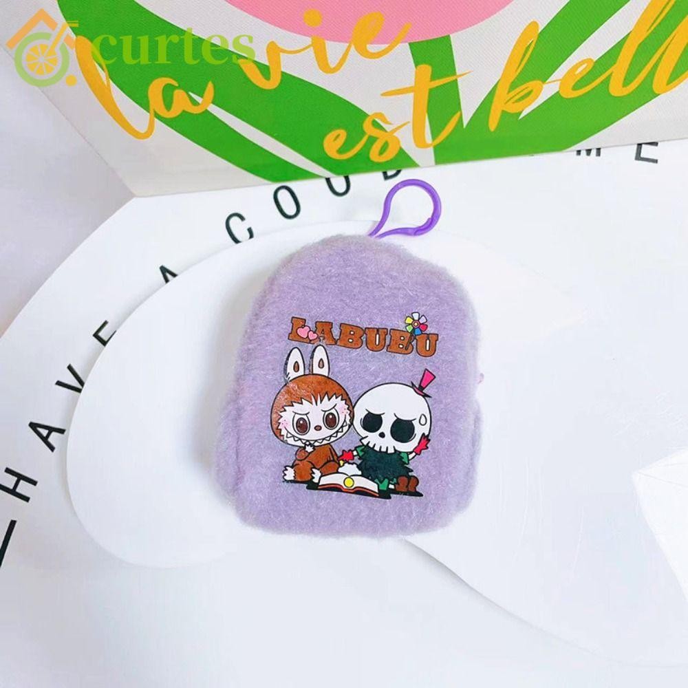 Curtes Labubu Plush Coin Purse, Cartoon Storage Bag Anime Labubu Zero ...
