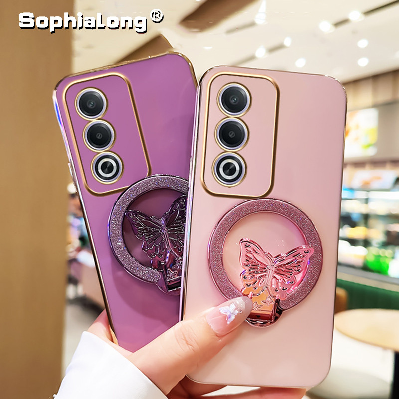 Oppo A80 A3 Pro K12X CPH2667 CPH2639 ปลอกชุบอ่อนฝาหลังพร้อม Shinning ...