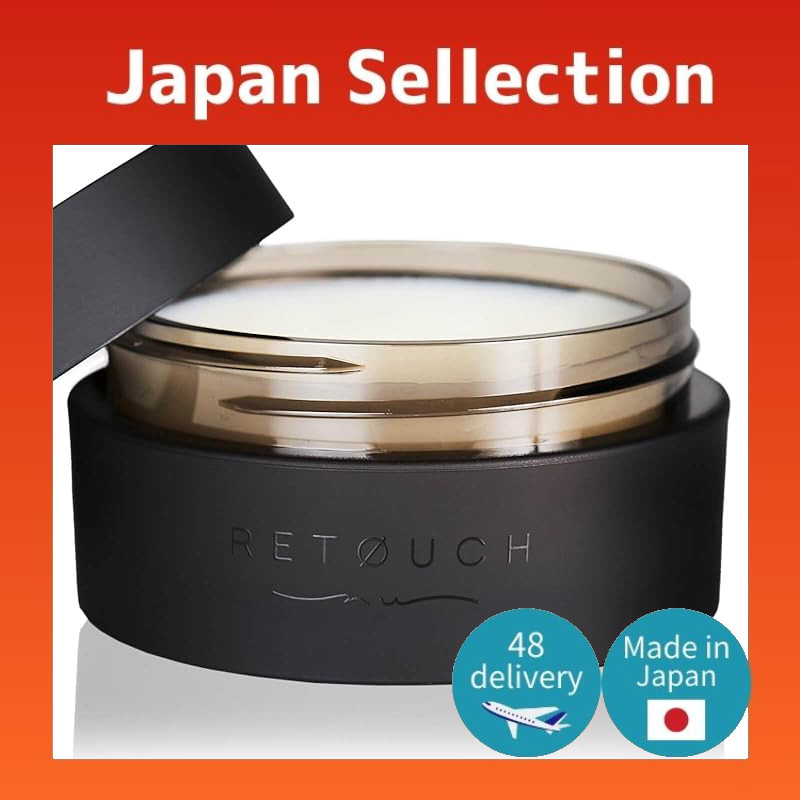 Retouch Hair Balm for Men, Center Part, Messy Styling, Shine, 40g ...