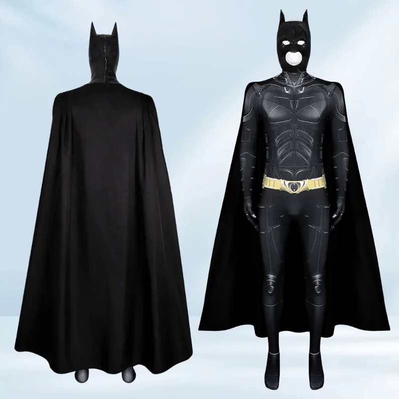 Anime Cartoon Men's Halloween Cosplay Batman Costume Adults Carnival ...