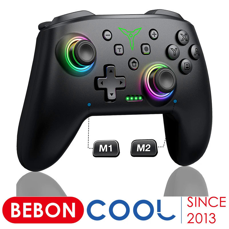 Beboncool Wireless Bluetooth Controller For Nintendo Switch Oled Lite Android Ios Wired Wireless