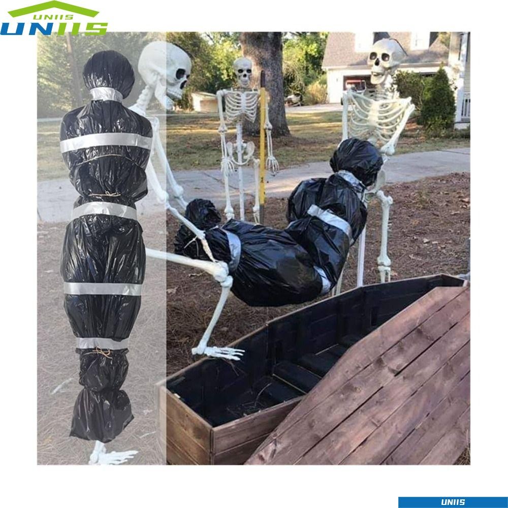 Uniis Dead Body Prop, ศพปลอมพลาสติกที่น่ากลัวในถุง, DIY Black Dead ...