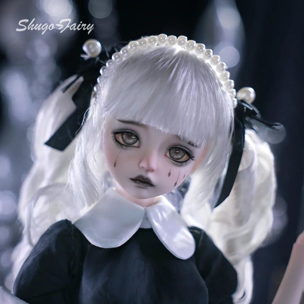 Shugafairy Kikyou ตุ๊กตา Bjd 1/4 Weep Nun Bariy หน้าอกใหญ่ Gothic Maiden สไตล์ศาสนาสยองขวัญ ...