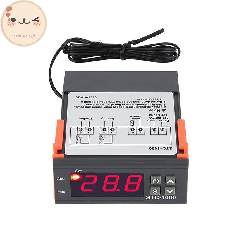 Chee LED คุณภาพ Universal Digital STC-1000 Temperature Controller Thermostat DC12V DC24V AC110 ...