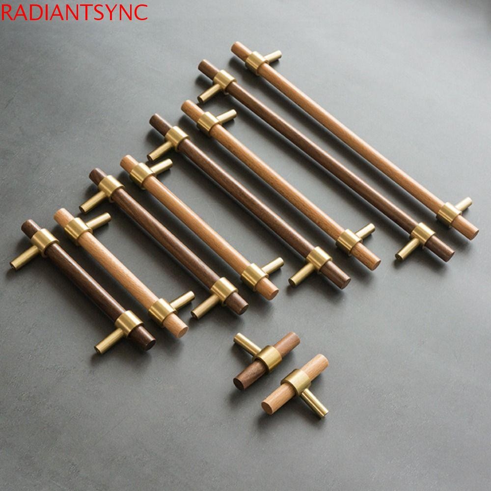 RADIANTSYNC มือจับประตูทองเหลืองเฟอร์นิเจอร์ไม้ฮาร์ดแวร์ดึงลิ้นชักตู้เสื้อผ้าตู้เสื้อผ้าตู้เสื้อ ...
