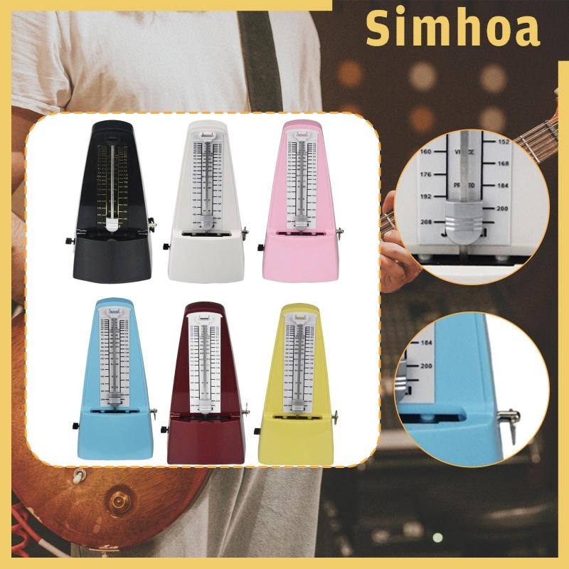 [SIMHOA] Mechanical Metronome Universal Metronome แบบพกพา Metal Track ...