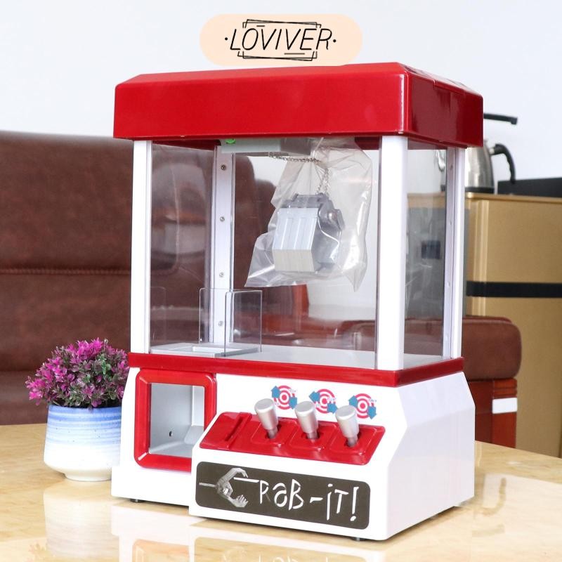 Claw Toy Grabber Dispenser เครื่องเกมหยอดเหรียญเครนพร้อมเสียงเบา ...